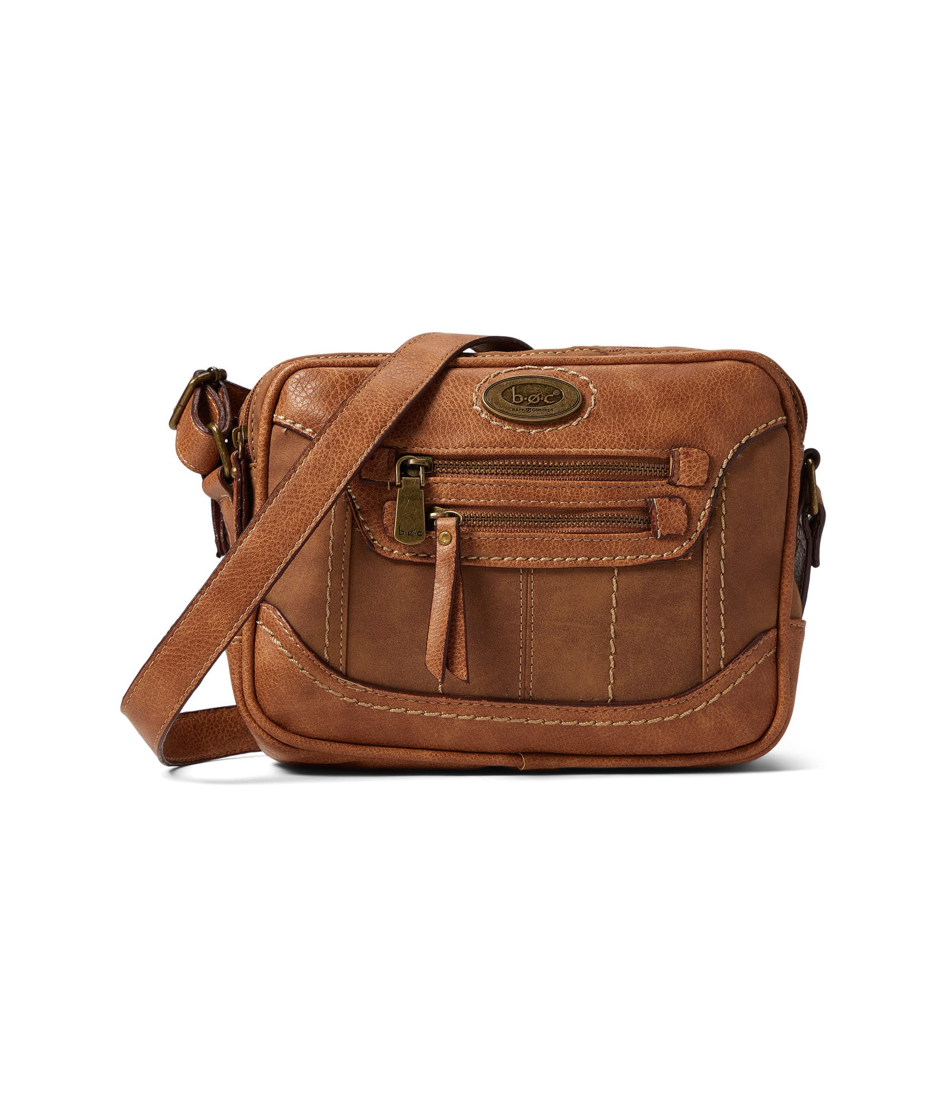 b.o.c. Trampton Camera Crossbody Saddle/Saddle One Size