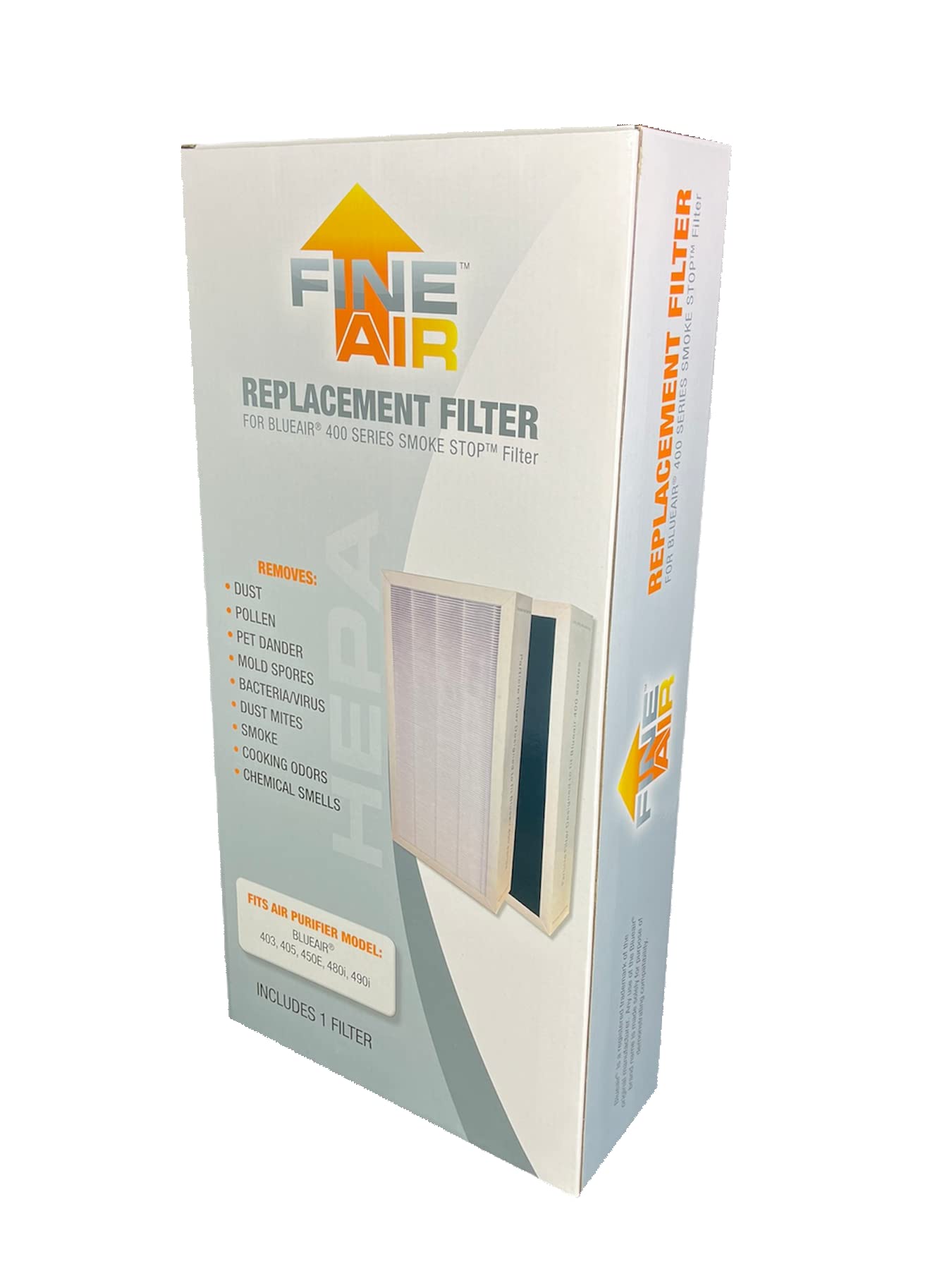 Atomic Filters Compatible Replacement for BlueAir 400 Series SmokeStop Filter