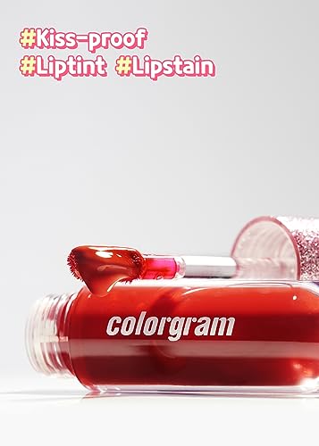 COLORGRAM Thunderbolt Tint Lacquer #02 Heart Tok | Highly Pigmented, Long Lasting, Moisturizing Lip Stain, Buildable and Blendable Lip Tint (0.2 fl.oz)