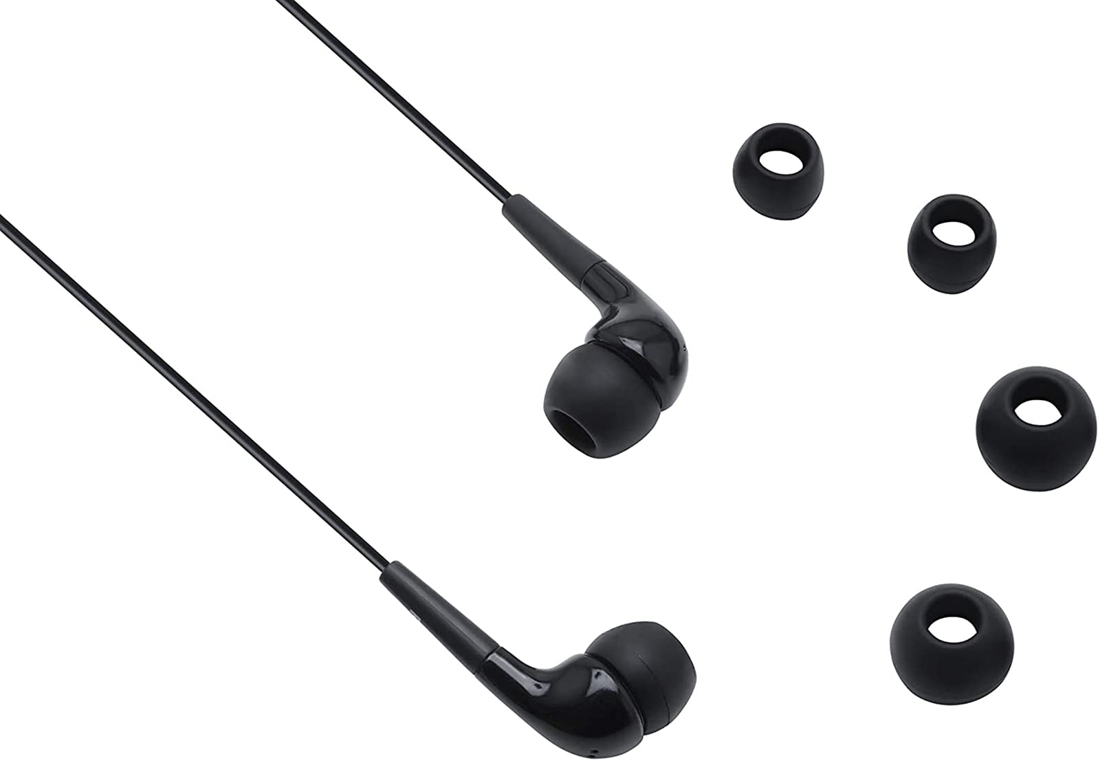 gotor in-Ear Wired Earbuds Headphones Cancelling Earphone HiFi Stereo Sound Inear Earbuds Headset Earplug (Black)
