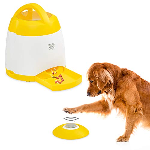 Arf Pets Dog Treat Dispenser with Remote Button β Dog Memory Training Activity Toy β Treat While Train, Promotes Exercise by Rewards, Improves Memory & Positive Training for A Healthier & Happier Pet