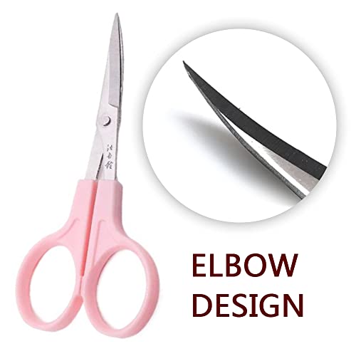 3 Pcs Small Embroidery Curved Scissors Cross Stitch Sewing Craft Small Tools DIY Scissors for Crafting, Sewing, Dressmaking, Cloth