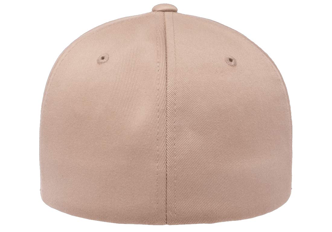 1968 1969 Ford Fairlane Hardtop Outline Design Flexfit 6277 Athletic Baseball Fitted Hat Cap Khaki L/XL