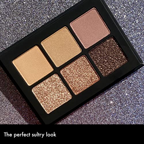 LORAC Mini PRO Matte & Glitter Eyeshadow Palette, Sparkling | Luxuary Makeup Pallete | Metallic Colors | Cruelty Free, Gluten Free, Vegan