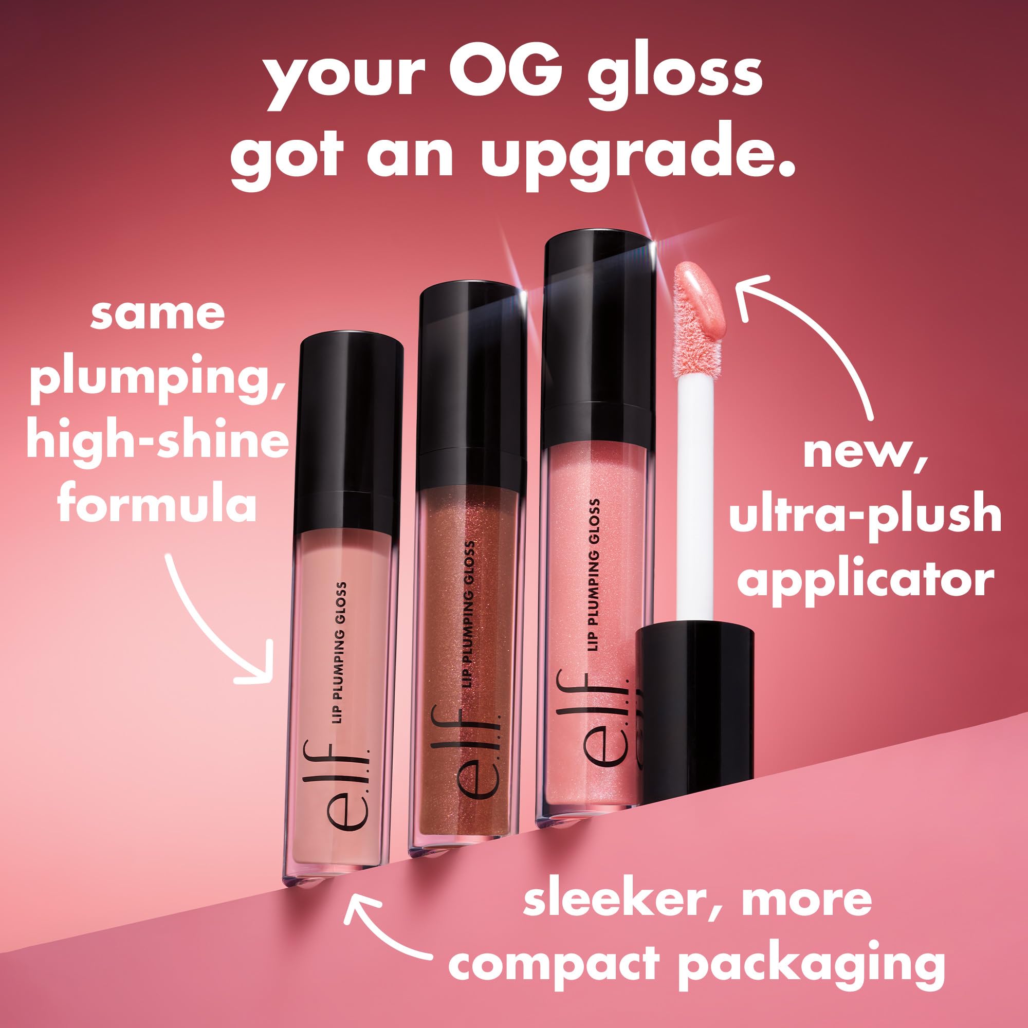 e.l.f. Hydrating, Nourishing, Invigorating, High-Shine, Plumps, Volumizes, Cools, Soothes, Praline 2.7ml