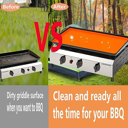 36" Silicone Mat for Blackstone Griddle Top - Food Grade Silicone Griddle Mat for Blackstone, Protect Griddle from Rodents, Insects, Debris, and Rust, All Season Cooking Protective Cover (36-Inch)