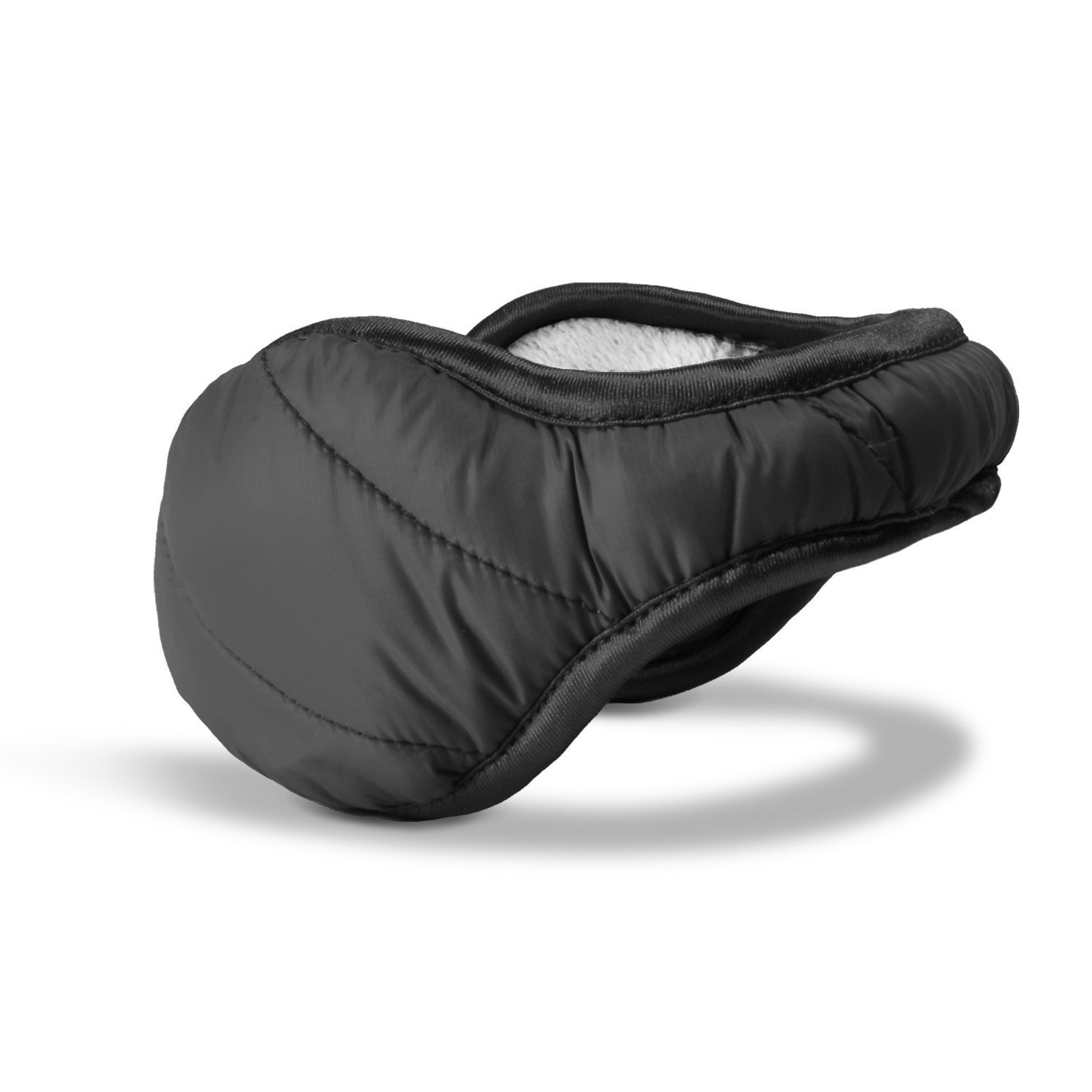 180s Women's Down Winter Ear Warmers | Behind-the-Head Adjustable & Foldable Earmuffs (Blazing Yellow, Down)