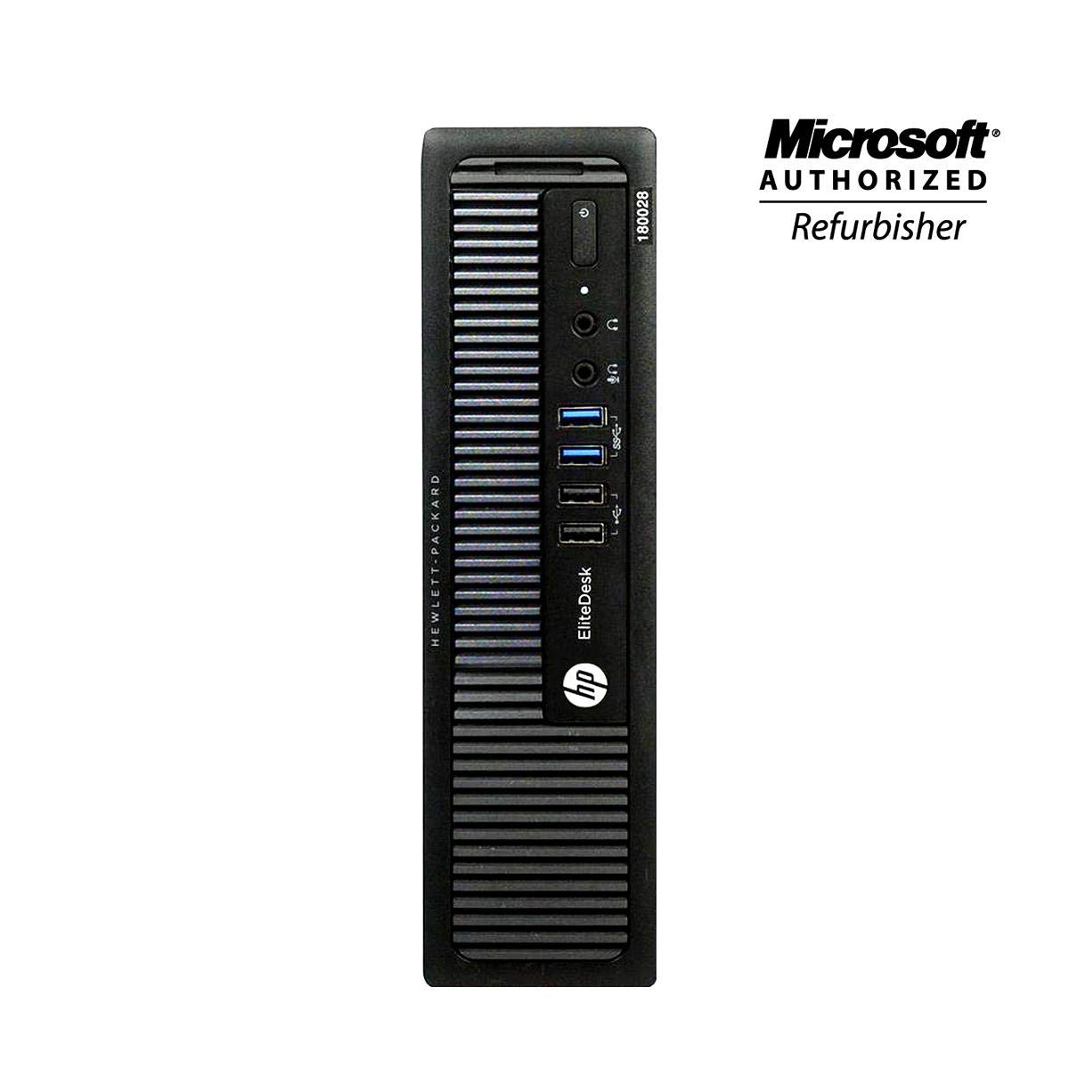 HP EliteDesk 800 G1 USFF Ultra-Slim Business Desktop Computer PC, Intel i5-4570s up to 3.6 GHz, 16GB DDR3 RAM, 512GB SSD, Keyboard, Mouse, Wireless WiFi, Windows 10 Professional (Renewed)