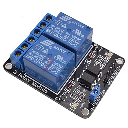 1PCS 5V 2-Channel Relay Module Shield for Arduino ARM PIC AVR DSP Electronic 5V 10A 2 Channel Relay Module