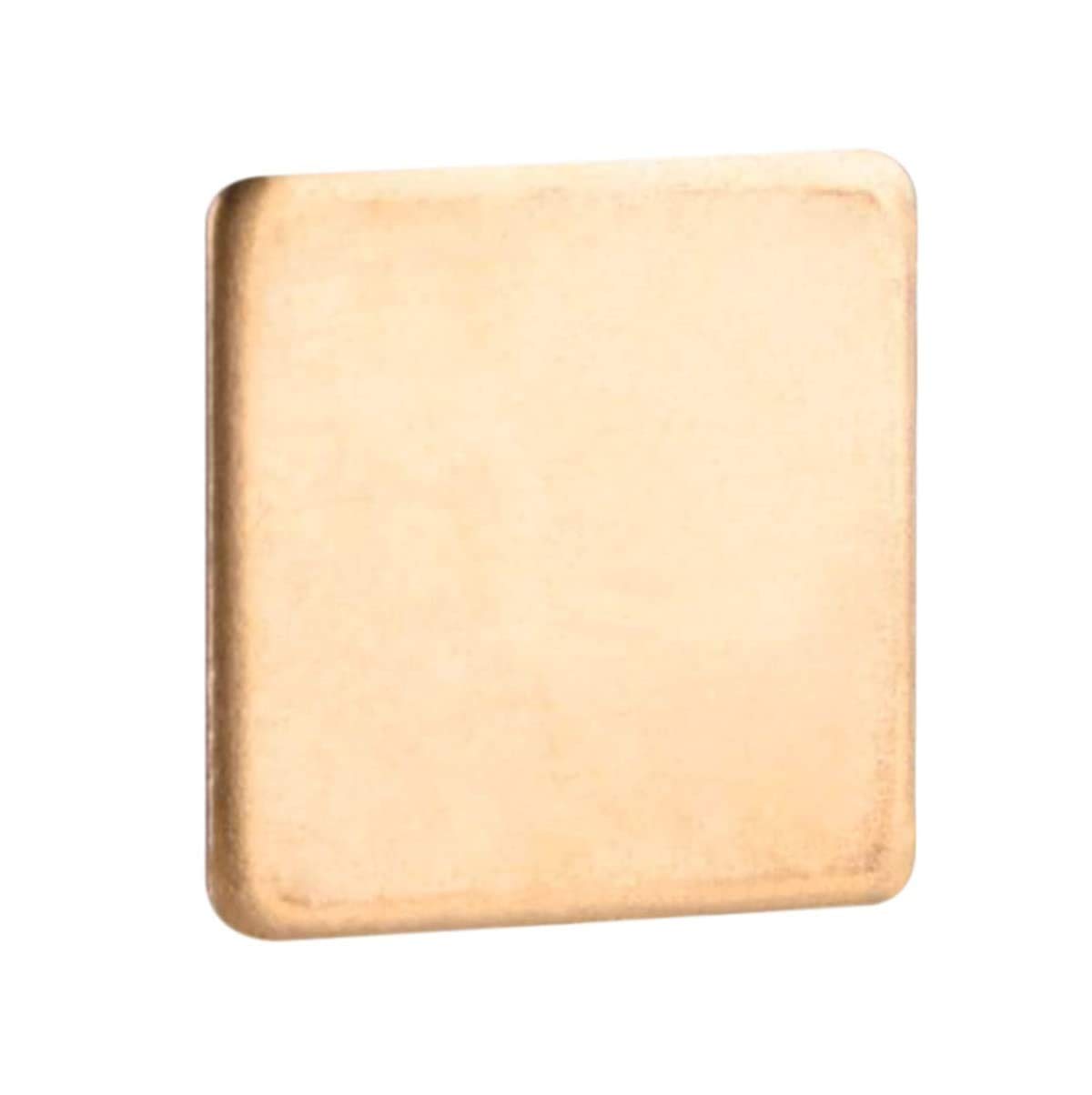 Easycargo 40pcs 6 Sizes 20mm Copper Pad Shim Thermal Assortment Kit, Pure Copper Heatsink C1100, Low Profile Thermal Plate Cooler for Cooling CPU GPU VGA RAM VRM VRAM PS5 SSD NVMe M.2 2280 2242 2230