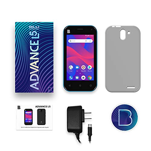BLU Advance L5 -Unlocked Dual Sim, 16GB -Cyan