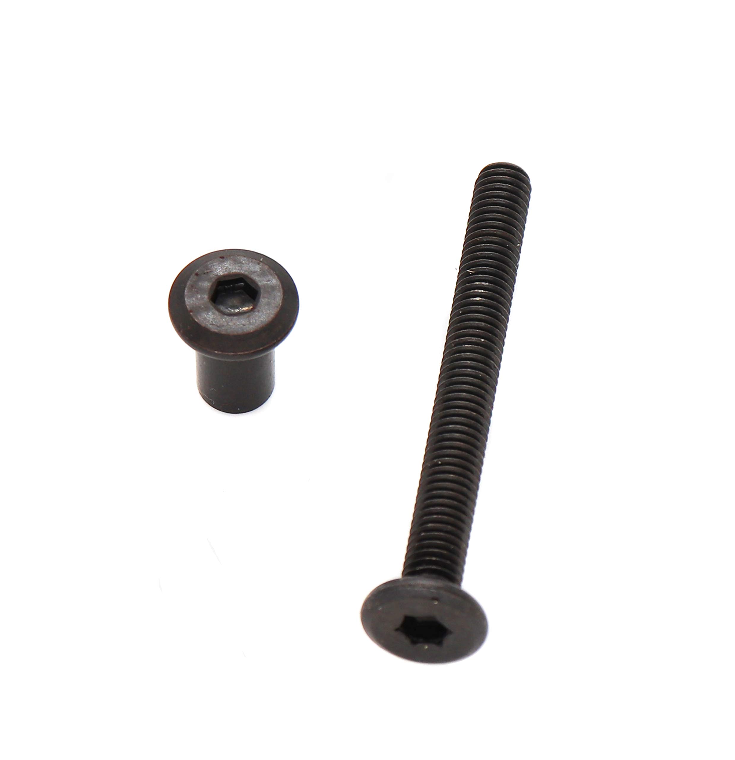 binifiMux 10-Pack M6x55mm Black Socket Cap Screws Barrel Nuts Kit