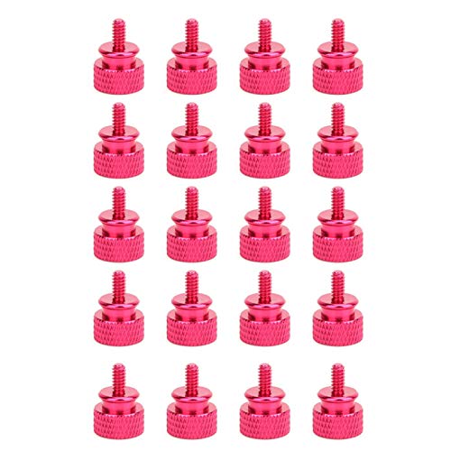 Fastener, EnvironmentFriendly 20Pcs/Set Screw, Durable For Industry Home Electronics Construction Factory(Pink)