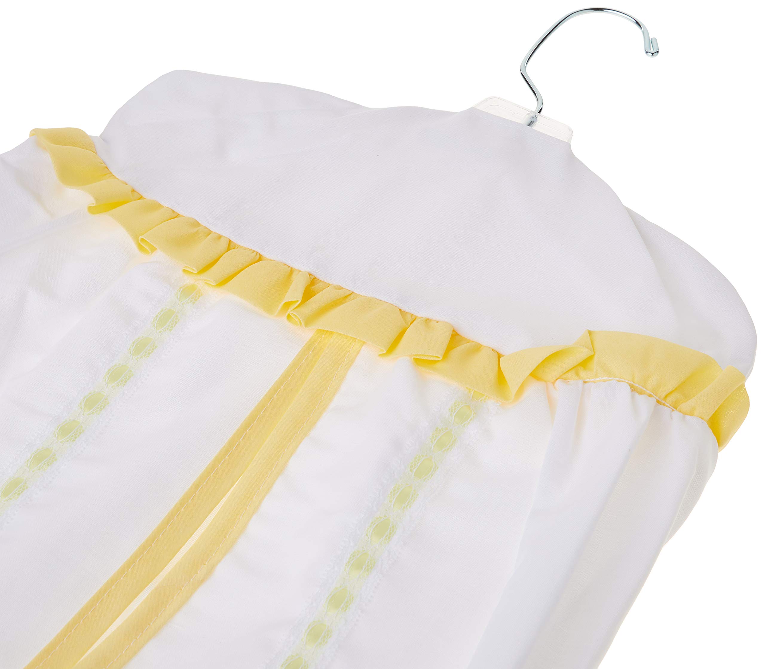 Baby Doll Bedding Unique Diaper Stacker, Yellow