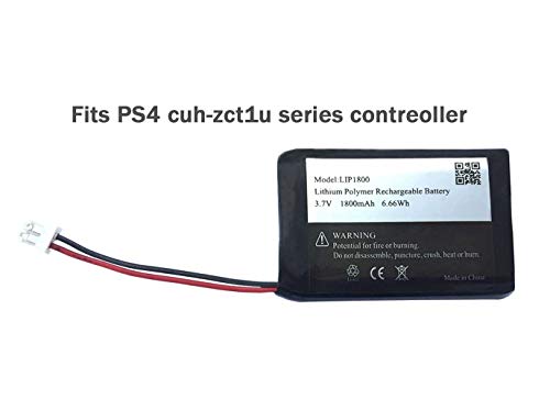 ACCTN 3.7v 1800mAh Replacement Battery for Sony DualShock 4 CUH-zct1u Cuh-zct1e PS4 Controller Battery Upgrade - 2 Pack