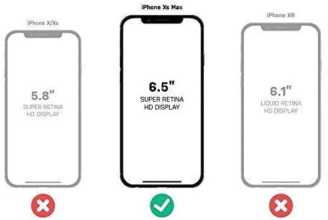LifeProof Next Series Case for iPhone Xs MAX - Non-Retail Packaging - Black Crystal