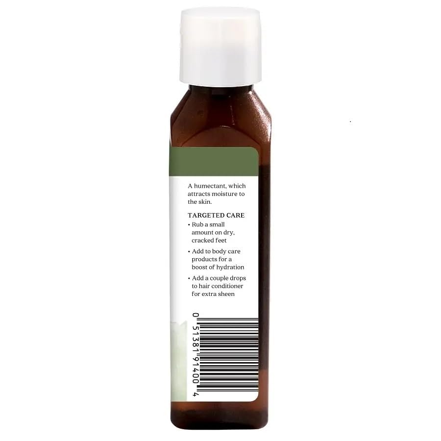 Aura Cacia Organic Skin Care Oil, Vegetable Glycerin, 4 Fluid Ounce