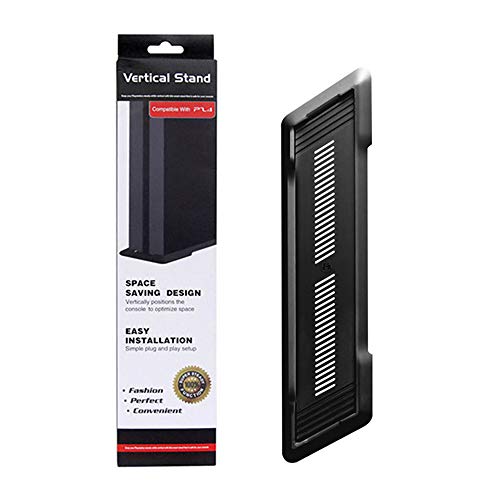 Yanfasy Vertical Stand for PS4 Built-in Cooling Vents and Non-Slip Feet Steady Base Mount for Sony Playstation 4 Game Console( Not for PS4 Pro/Slim )