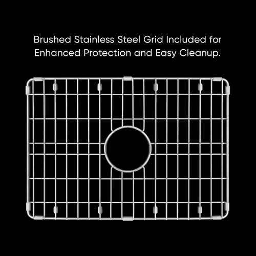 Whitehaus Collection Undermount/Drop-in Fireclay Kitchen Sinks, Stainless Steel Grid Included