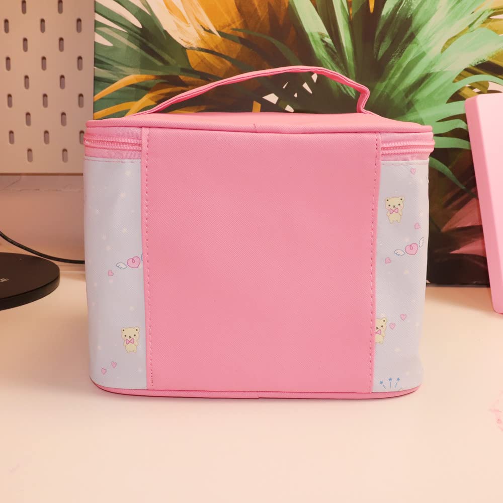 Kerr's Choice Makeup Storage Box Kawaii Room Decor Cute Desk Box Kawaii Stationary Bag Pencil Container
