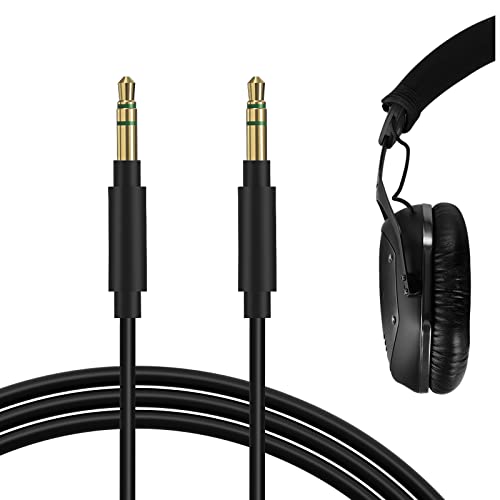 Geekria QuickFit Audio Cable Compatible with Master & Dynamic MG20, V-Moda, TREBLAB, SMS Audio, Koss, HiFiMAN, Grado, Ghostek Cable, 3.5mm Aux Replacement Stereo Cord (4 ft/1.2 m)