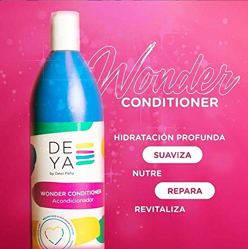 DEYA Wonder Conditioner, Hydrates Restores And Provides Shine. Hidrata Acondiciona y Provee Brillo Para Todo Tipo de Cabello. (32 oz)