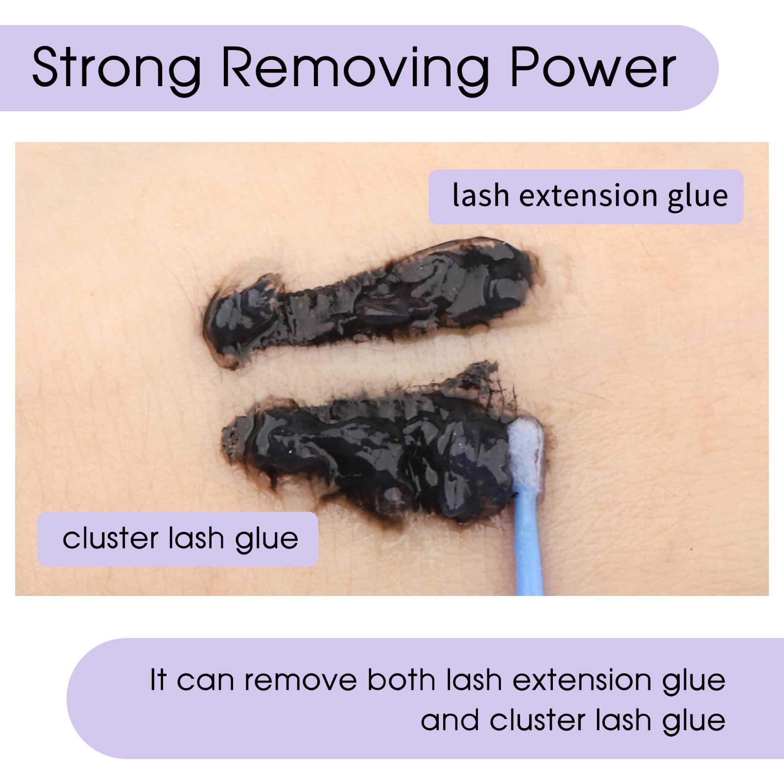 2 Style DIY Lash Clusters C/D Curl Soft and Wispy Cluster Lashes and Cluster Lash Glue Black Waterproof Long Lasting Lash Glue and Lash Remover Rose Low Irritation for Lash extensions/Lash Clusters