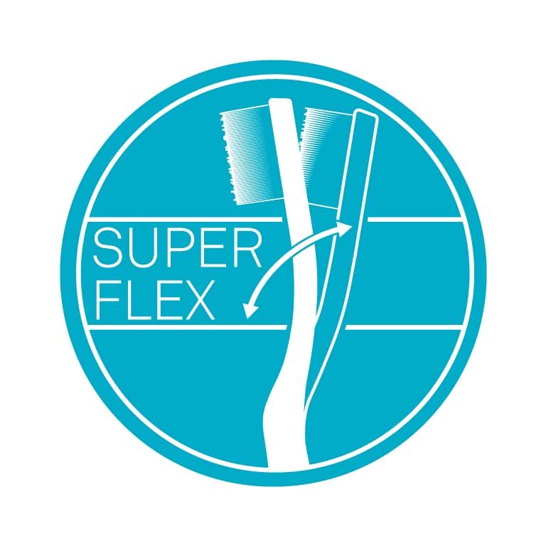 edel+white Flosser Ultra-Soft Duo Swiss-Made Toothbrushes - 2 Pack