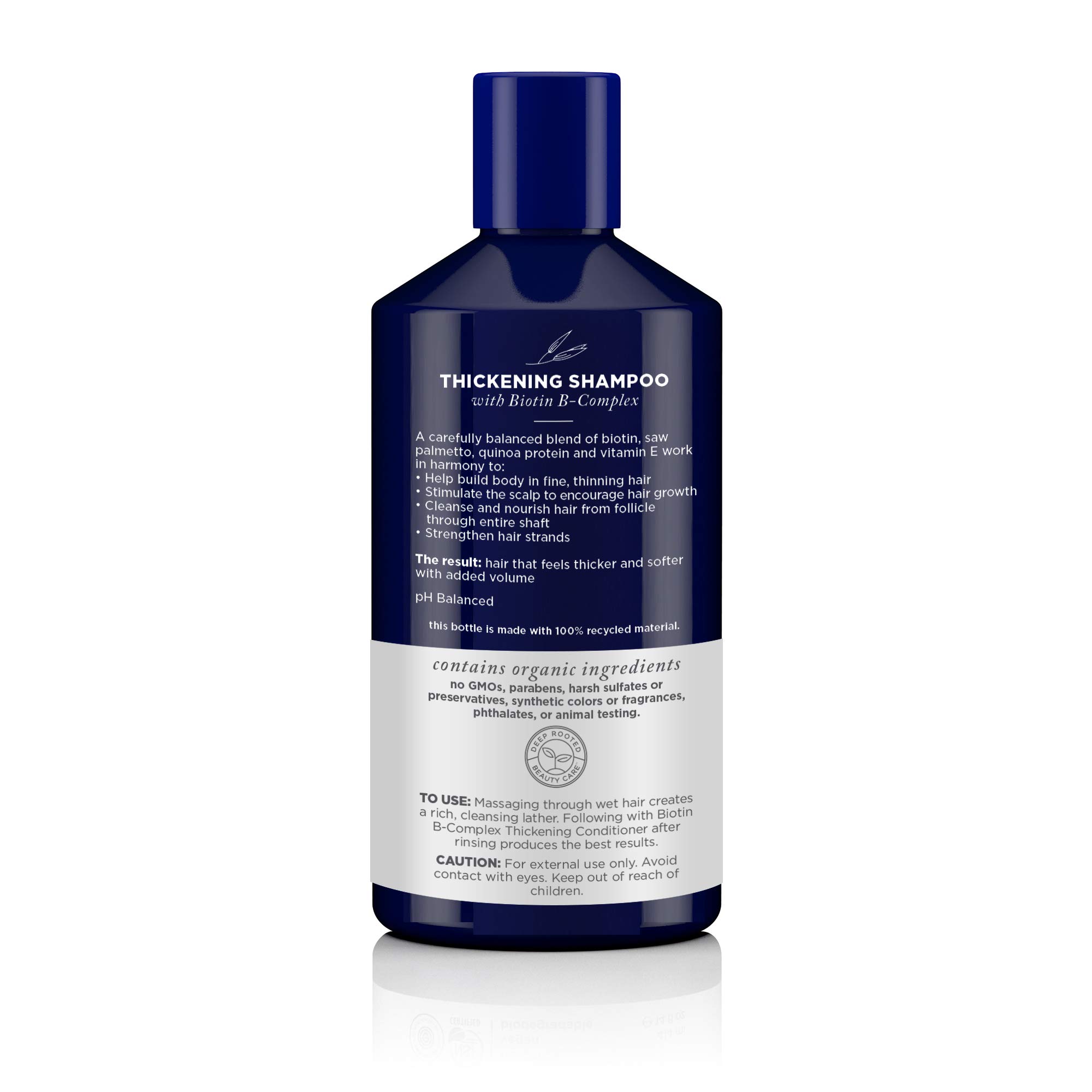 Avalon Organics Thickening Shampoo Complex (Packaging may vary), Biotin B, 14 Fl Oz