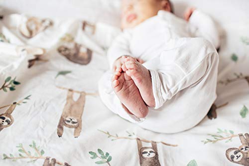 Copper Pearl Large Premium Knit Baby Swaddle Receiving Blanket Noah