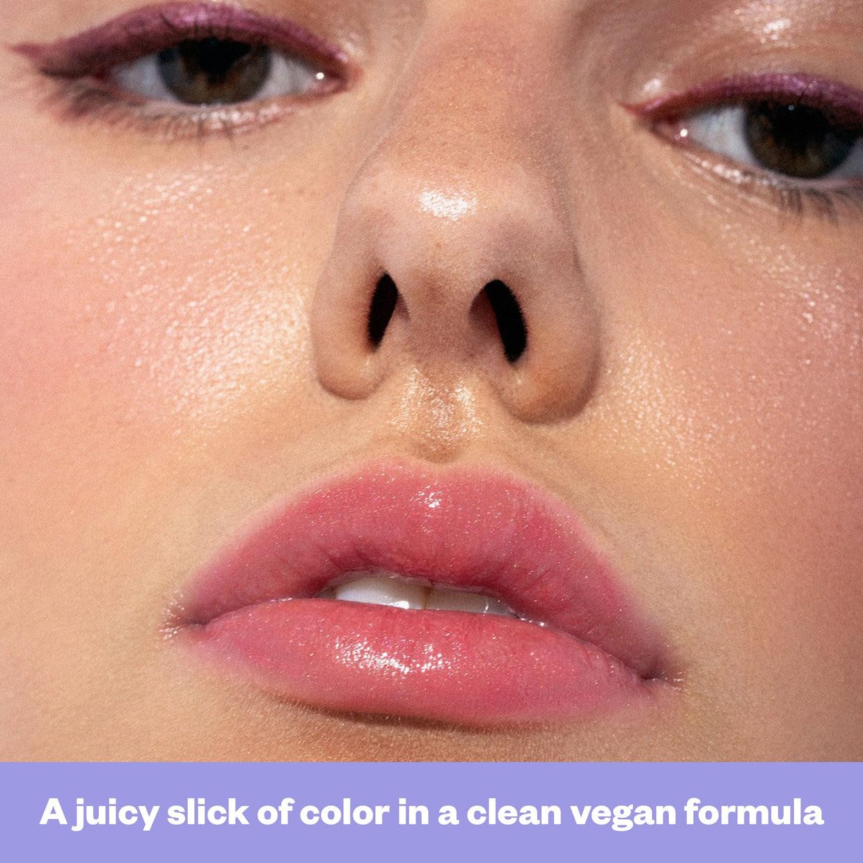 Kosas Wet Lip Oil Gloss - Hydrating Lip Plumping Treatment with Hyaluronic Acid & Peptides, Non-Sticky Finish (Malibu)