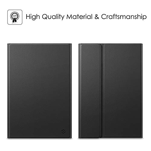 Fintie Keyboard Case for Samsung Galaxy Tab S6 10.5" 2019 (Model SM-T860/T865/T867), [Supports S Pen Wireless Charging] Slim Cover w/Detachable Wireless Bluetooth Keyboard, Black