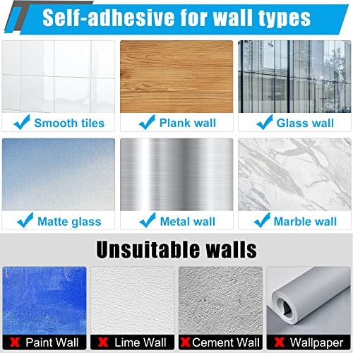 Broom Holder Wall Mount, Screw Drilling & No Drill Sturdy Heavy Duty Stainless Steel Wall Mounted, Broom Organizer Wall Mount with Hooks Hanger, Wall Holder for Bathroom, Garage, Kitchen, Garden
