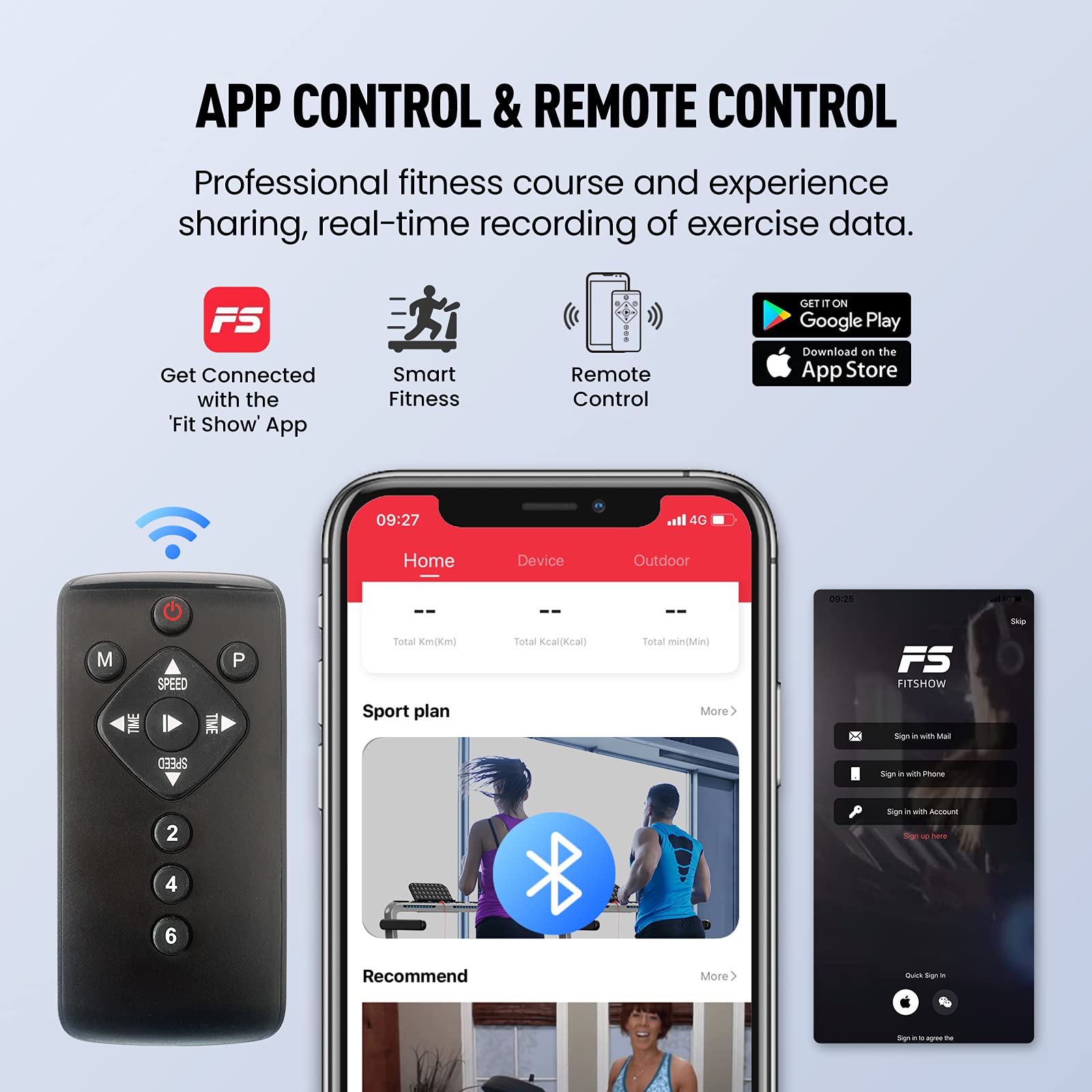 2 in 1 Folding Treadmill, Electric Under Desk Treadmill with App & Remote Control,Led Display,Installation Free Walking Running Treadmill for Home