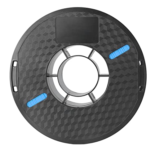 3D Printer Roll Filament, Smokeless Plastic Shell 1kg Spool 1.75mm PLA Print Filament High Accuracy for Industrial Devices(Sky Blue)