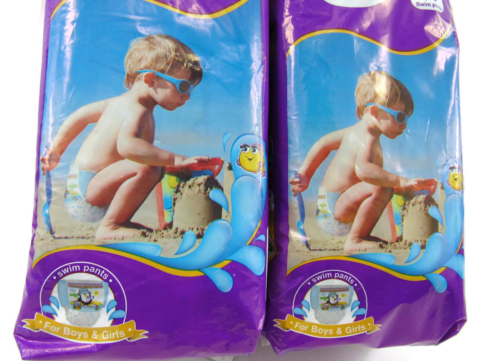 Baby Swim Pants Medium 24-34 Lbs (2 Packs)