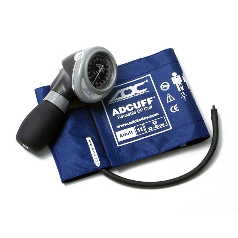 American Diagnostic Corporation Diagnostix 703 Palm Aneroid Sphygmomanometer Small Royal Blue Small Adult