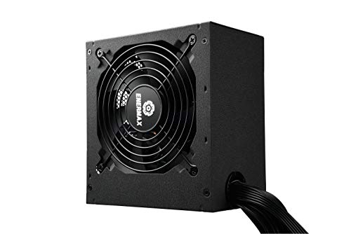Enermax Cyberbron 500W Power Supply, 80 PLUS Bronze, Non-Modular PSU, Silent Fan, Black Flat Cable, ATX Compact 140mm Size, 5 Year Warranty