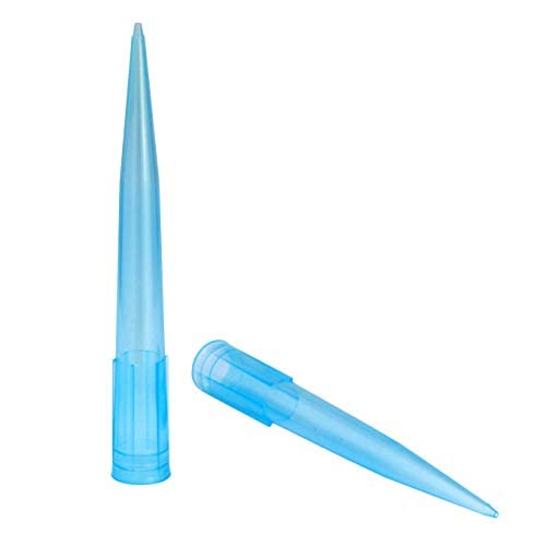 TYQILIN 1000uL Pipette Tips 1000 PCS per Bag Blue Laboratory Universal Plastic Liquid Pipette Pipettor Tips