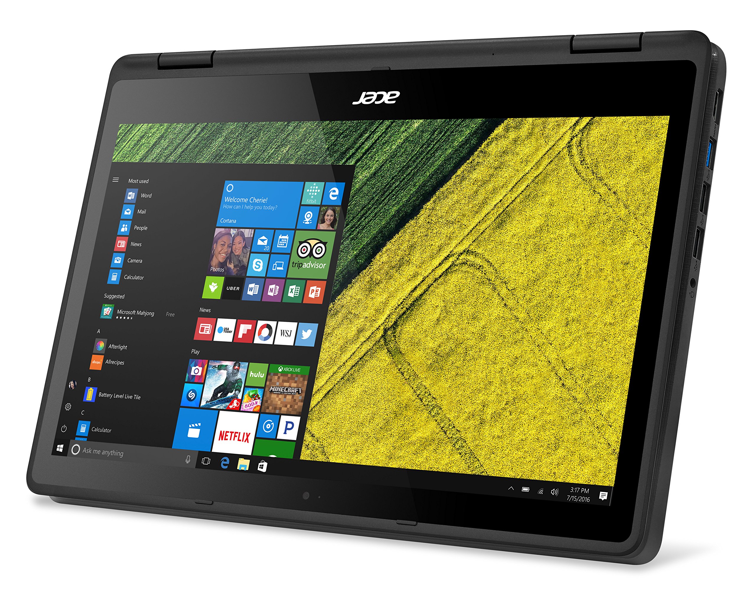 Acer Spin 3 SP315-51 (R5-571T) Touchscreen 2-1 Laptop Intel Core i7 up to 3.1GH 12GB 1TB 15.6in Full HD LED Cam HDMI (Renewed)
