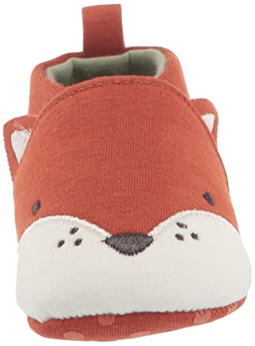 Gerber Baby Moccasins Crib Shoes Newborn Infant Neutral Boys Girls, Fox Orange, 0 3 Months Unisex
