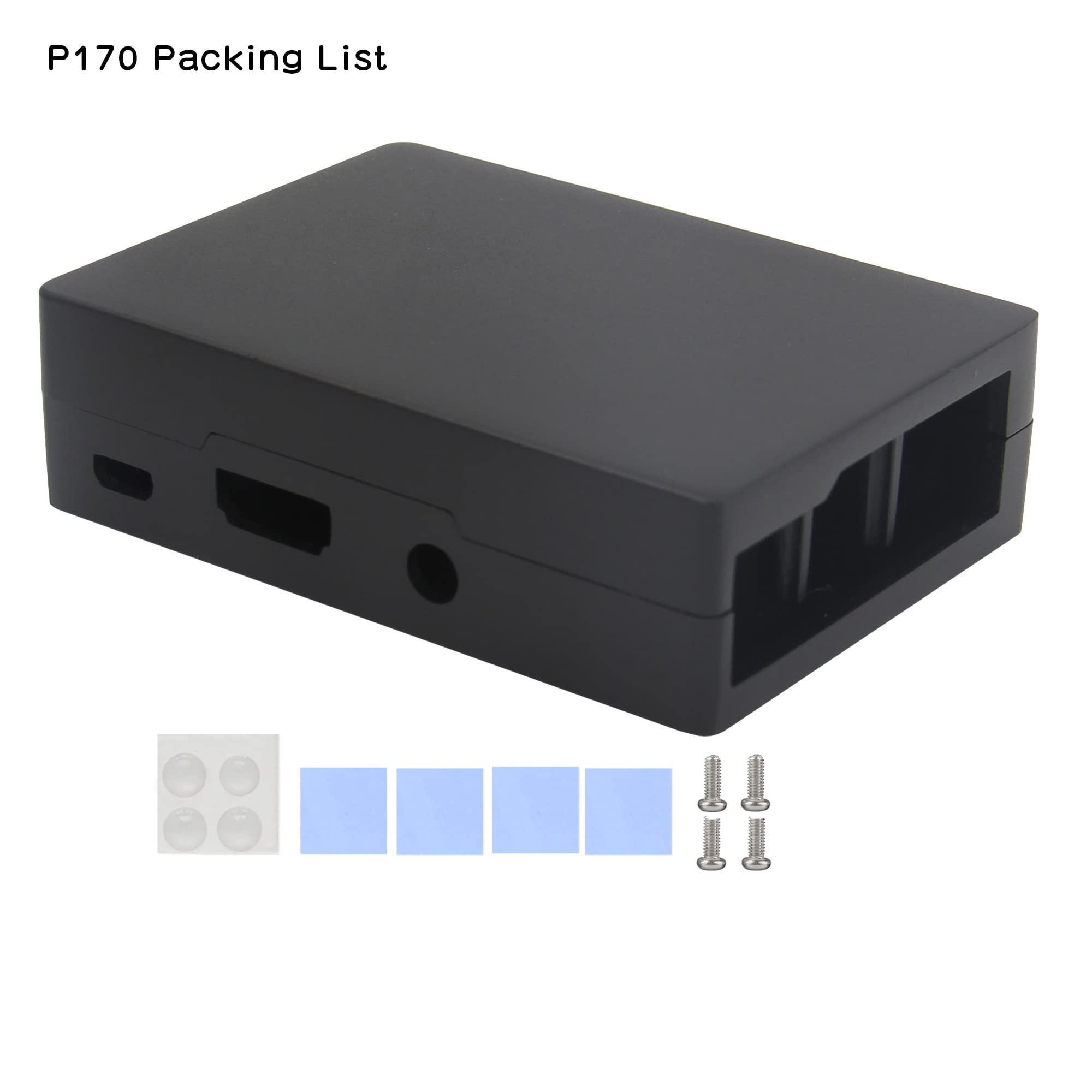 Aluminum Case for Raspberry Pi 3B+/3B, Aluminum Alloy Metal Enclosure with Heatsink Pillar for Raspberry Pi 3 Model B Plus/3B