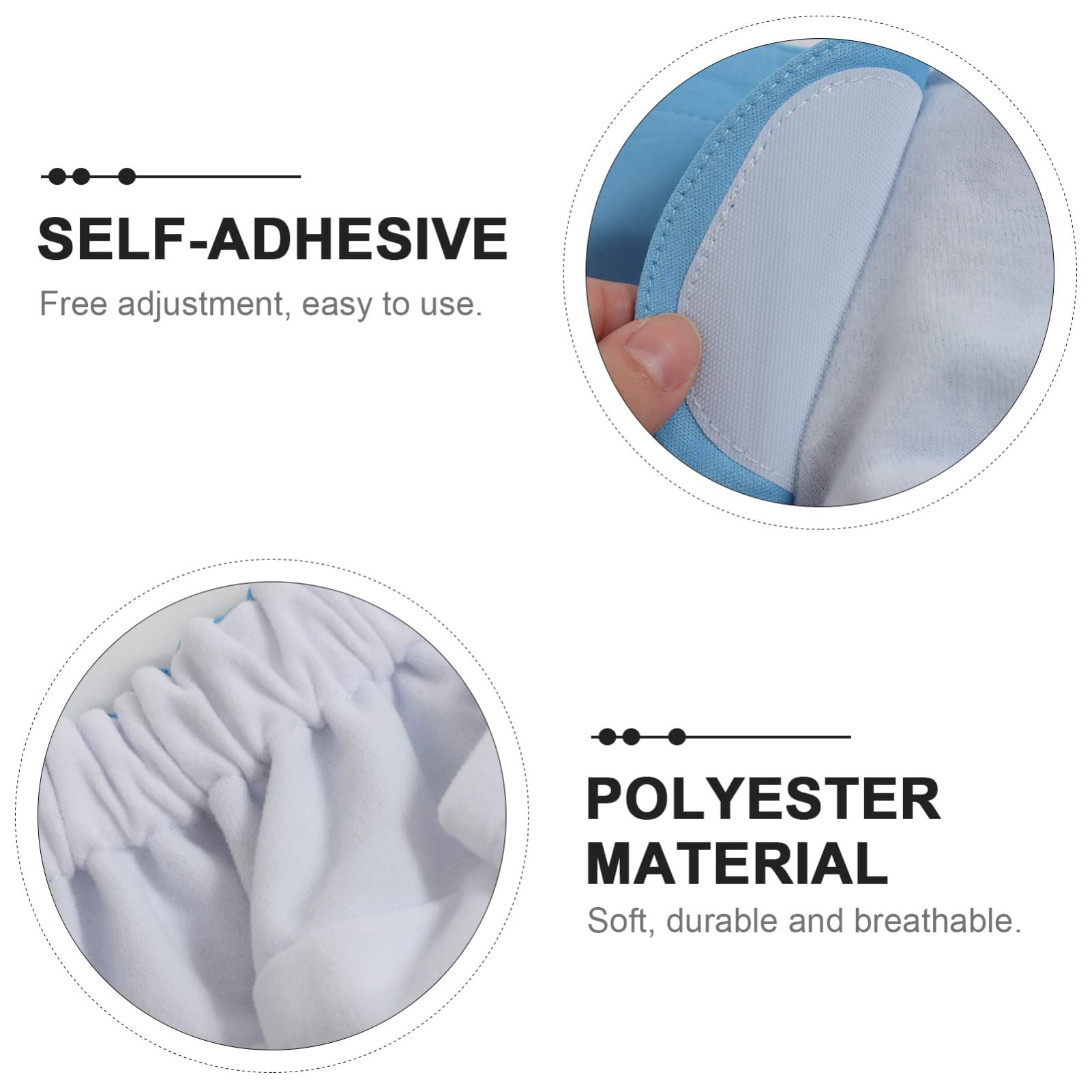 2pcs Seniors Women Men Diapers Covers Wraps Quality Sky Leakfree Nappy Polyester Washable Pee Breathable for Adults Bariatric Patients Bed Elderly Suits Overnight Diaper