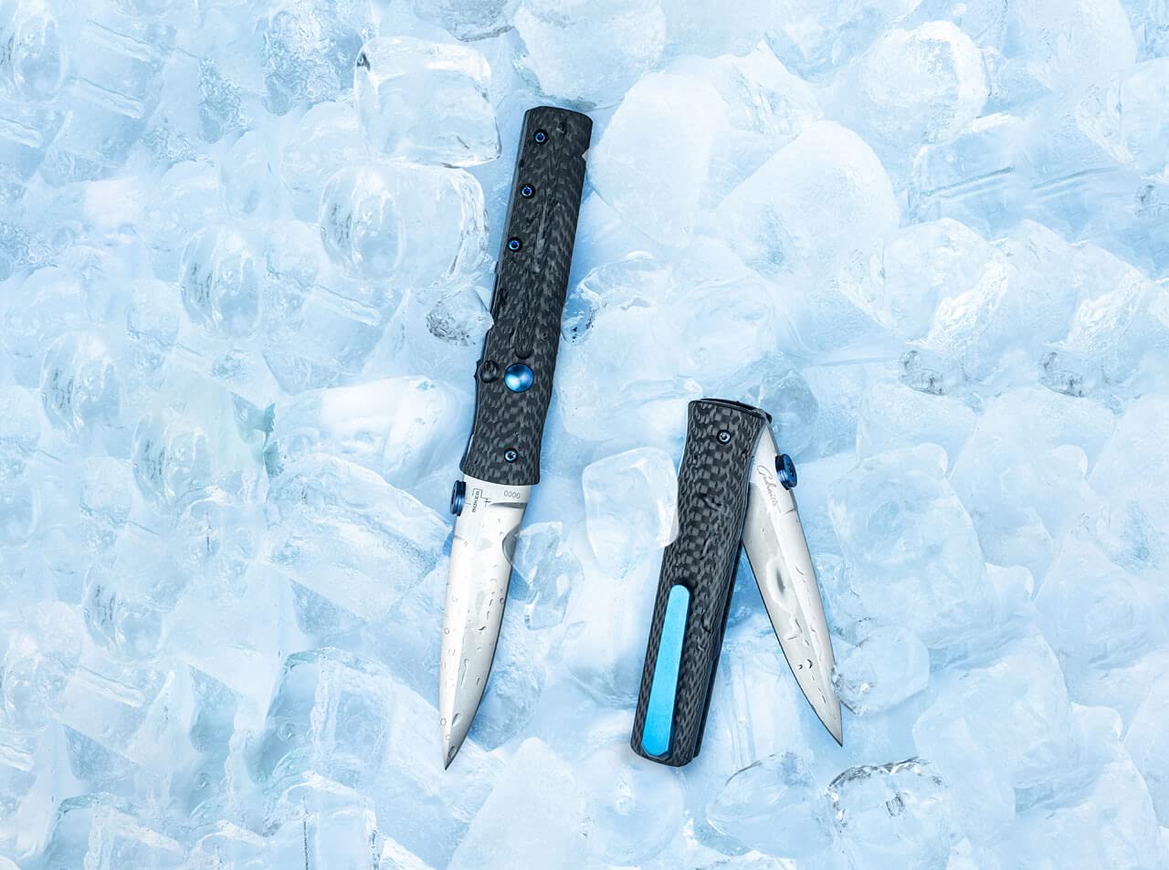 BÖKER PLUS IcePick Folding EDC Pocket Knife, Carbon Fiber Scales, Anodized Hardware, VG-10 Blade, Designed by Chuck Gedraitis
