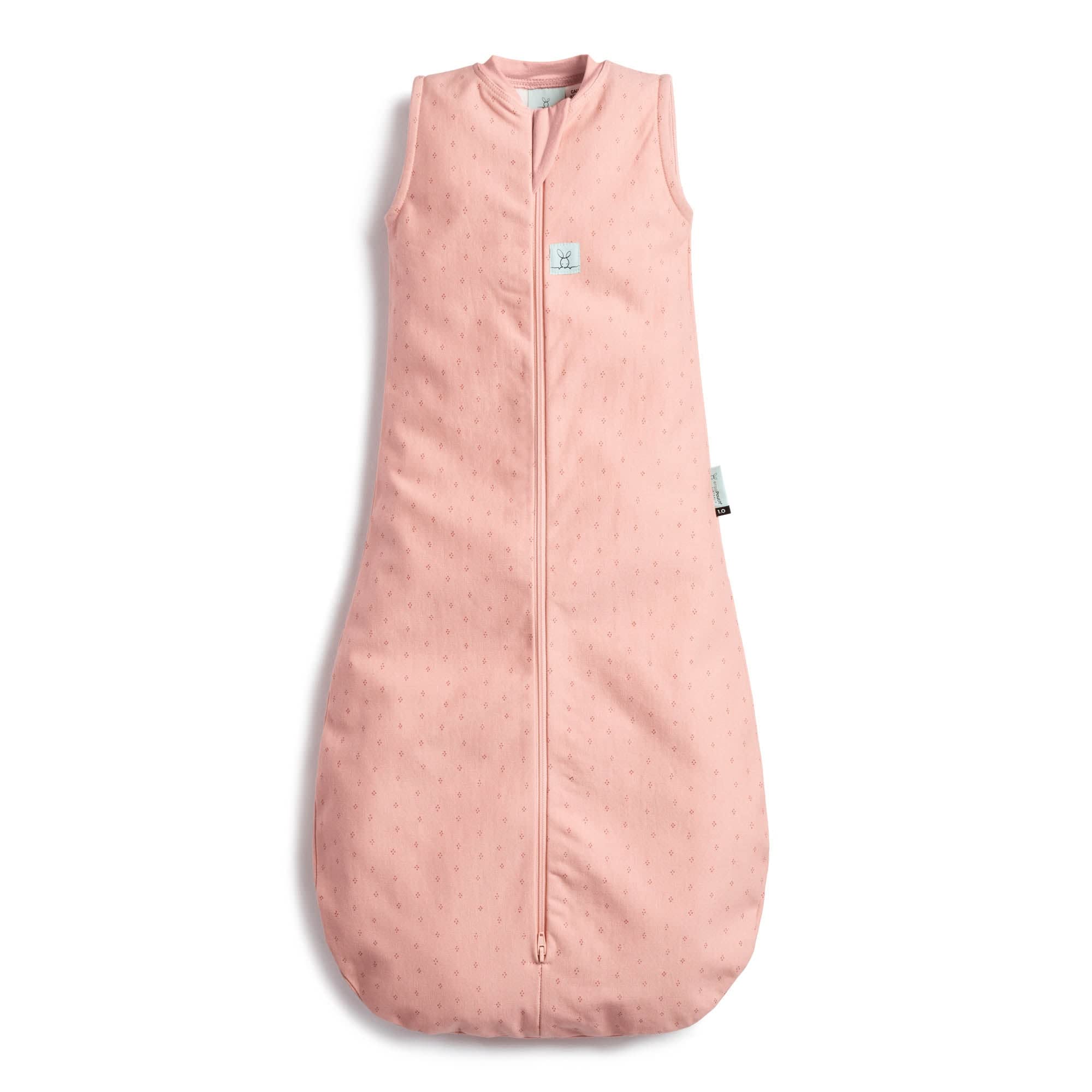 ergoPouch 0.2 Tog Jersey Sleeping Bag – Arms-Out Baby Sleep Sack – Soft, Breathable & Comfortable (8-24 Months, Berries)