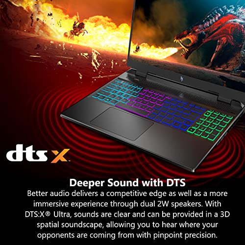 Acer Nitro 16 Gaming Laptop | AMD Ryzen 9 7940HS Octa-Core CPU | NVIDIA GeForce RTX 4070 Laptop GPU | 16" WQXGA 165Hz IPS Display | 16GB DDR5 | 1TB Gen 4 SSD | Wi-Fi 6E | RGB Backlit KB | AN16-41-R5KC