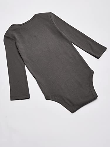 Carter's baby girls 7-pack Long Sleeve Bodysuits Shirt, White/Grey, 24 Months US