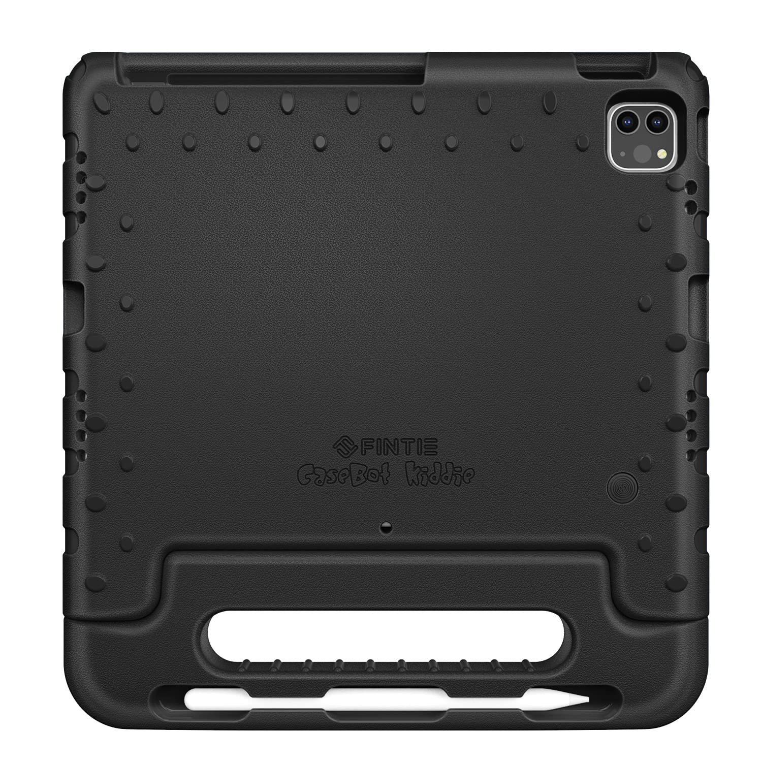 Fintie Case for iPad Air 5th / 4th Generation (2022/2020) 10.9 Inch, iPad Pro 11" (4th/3rd/2nd Gen)- Kiddie Lightweight Shockproof Kids Friendly Stand Cover, Pencil Holder, Black