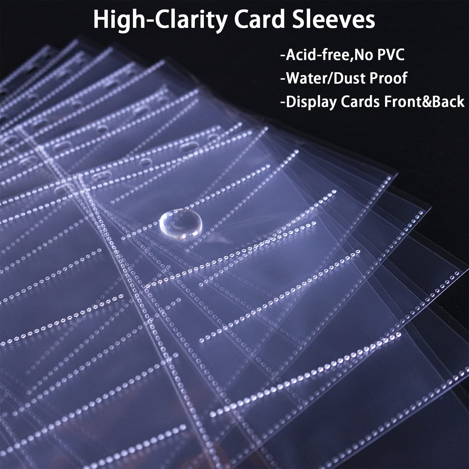 30 Pack A5 Mini 3 Ring Binder Photo Sleeves (15 Pack)