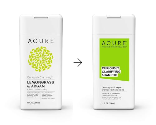 Acure Curiously Clarifying Shampoo With Lemongrass & Argan, 12 Oz